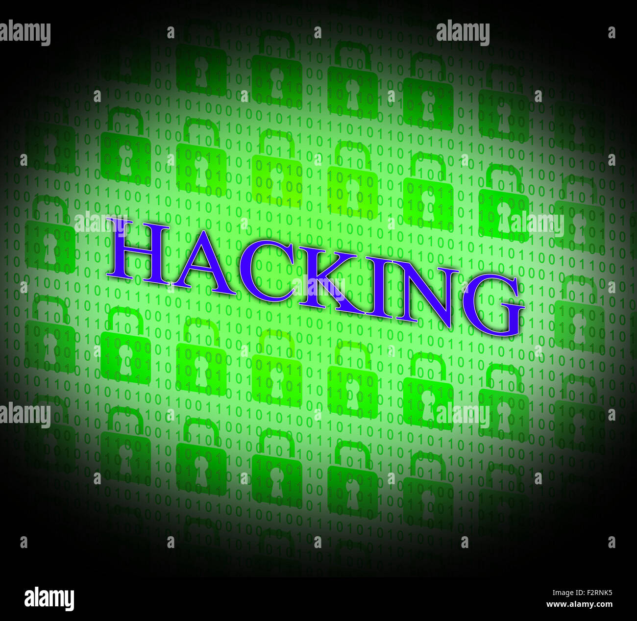 Hacking Online Representing World Wide Web And Website Stock Photo - Alamy