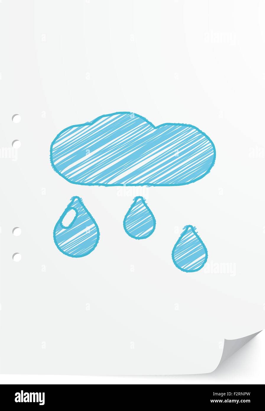 Light blue hand drawn on white paper Travel-48 Stock Vector Image & Art ...