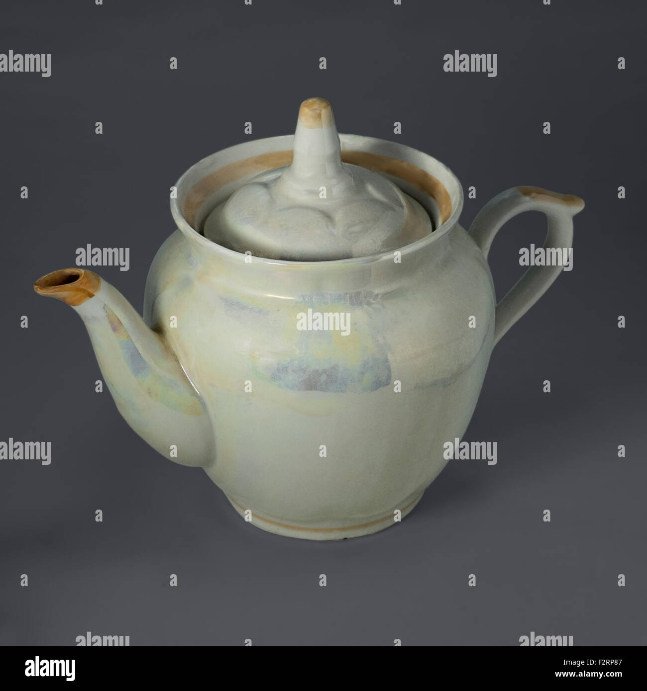 White porcelain teapot Stock Photo - Alamy
