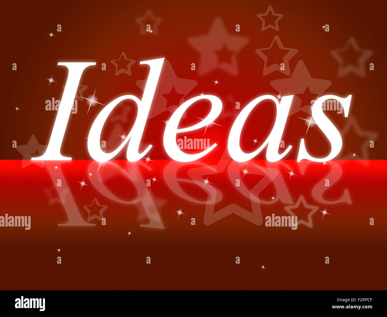 Idea Word Indicating Think About It And Conception Think Stock Photo ...