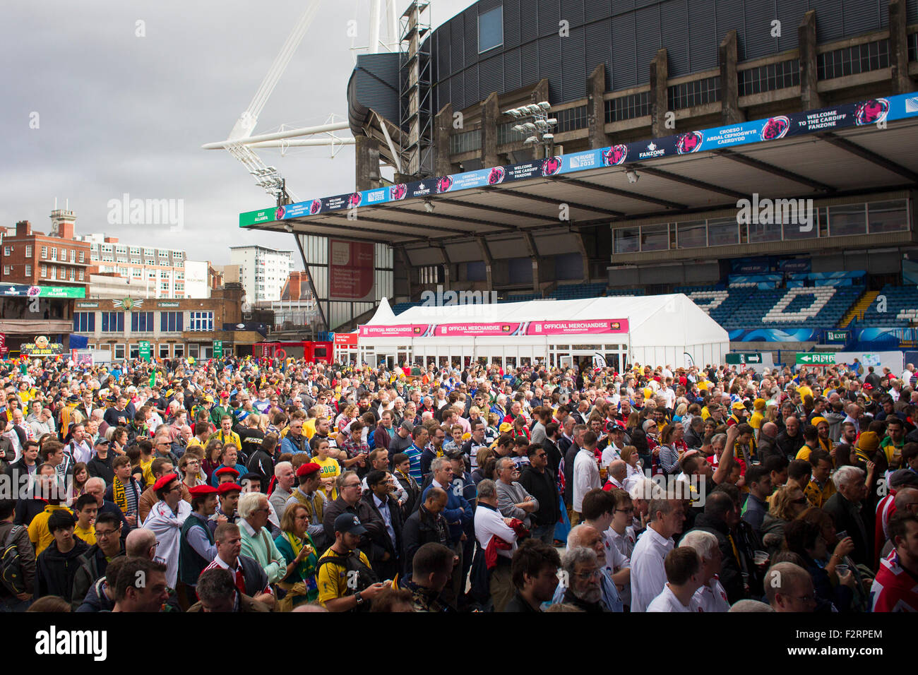 Cardiff, Wales. 23rd Sep, 2015. Rugby World Cup. Australia versus Fiji ...