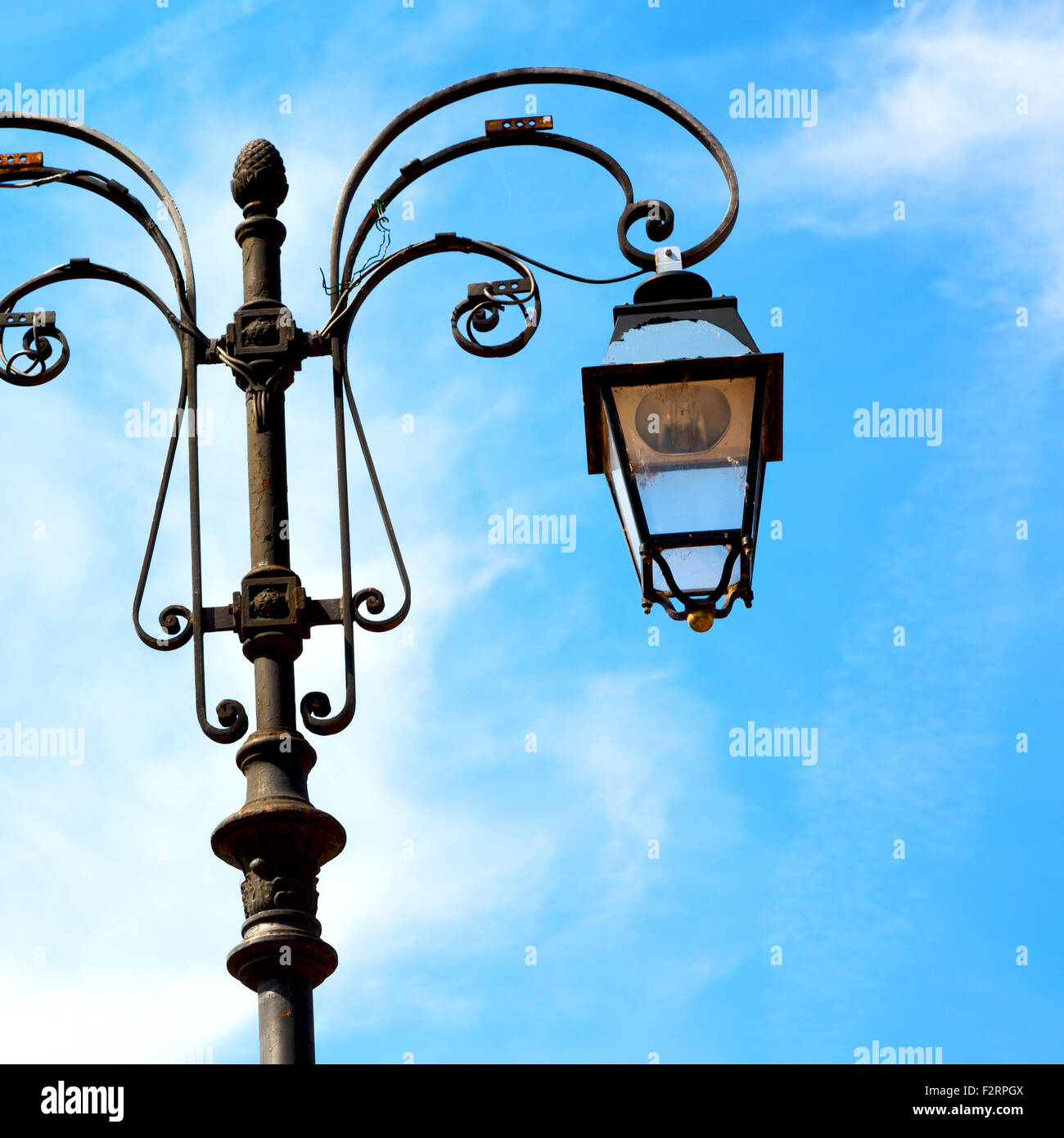 europe in the sky of italy lantern and abstract illumination Stock ...