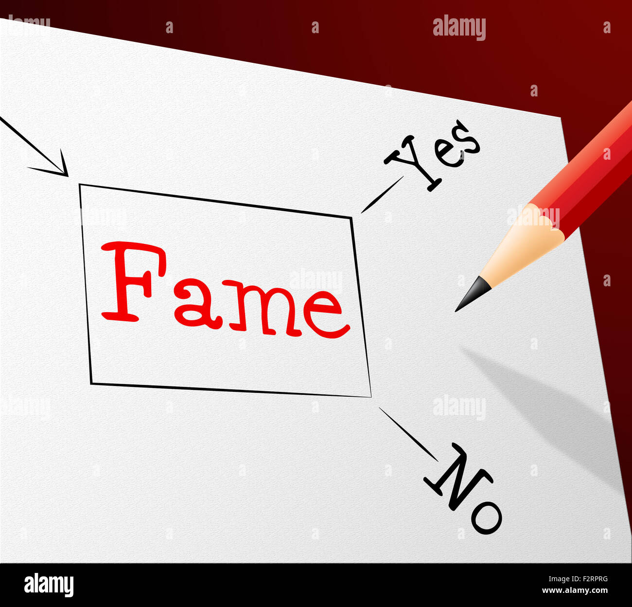 Choice Fame Showing Far Famed And Renowned Stock Photo - Alamy