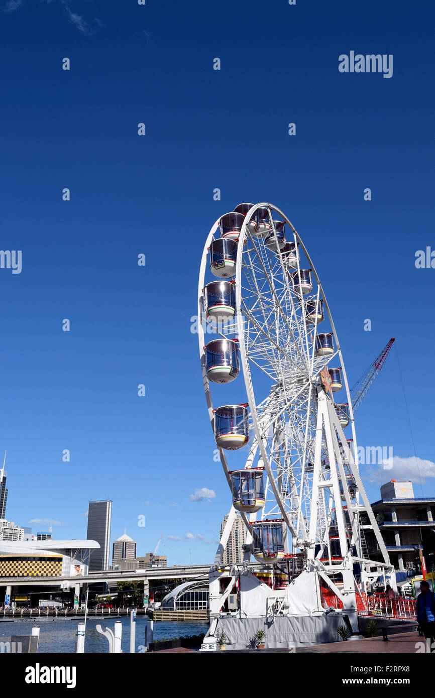 Ferris wheel in Darling Harbour, Sydney, Australia Stock Photo - Alamy