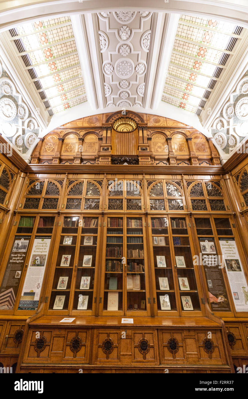 The interior of the Shakespeare Memorial Room at the Library of ...