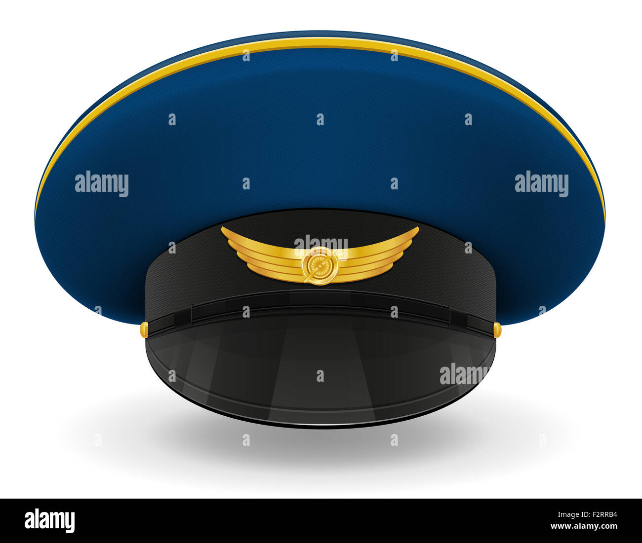 professional uniform cap or pilot illustration isolated on white ...