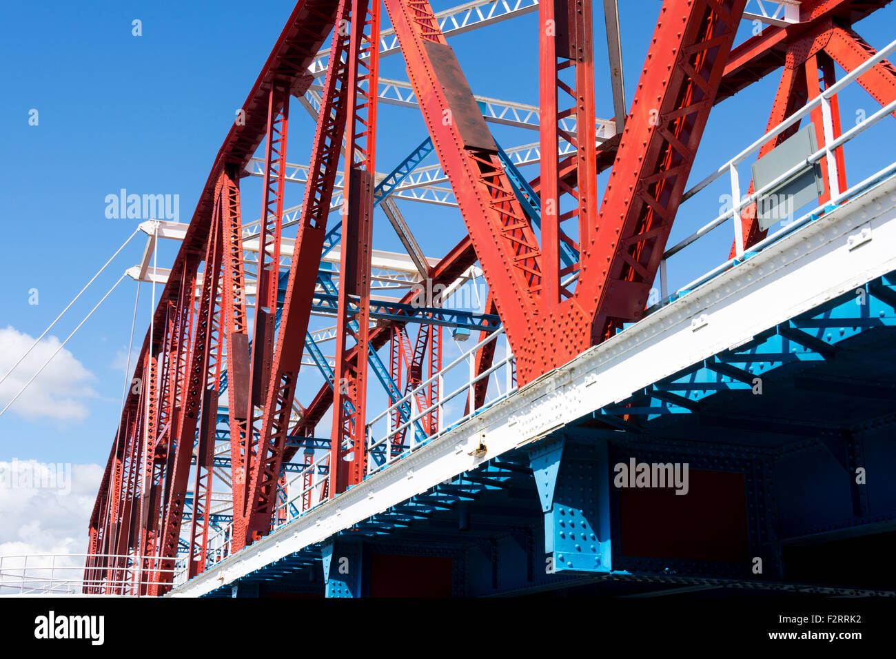 The Detroit Bridge, between the Huron and Erie Basins, Salford Quays ...