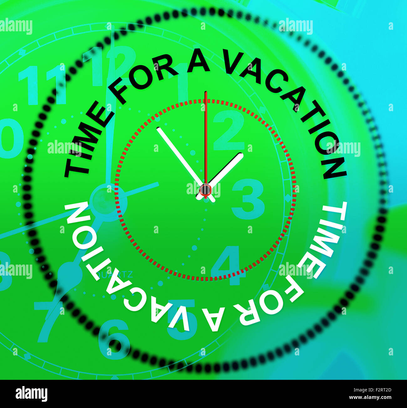 Holiday Relax Indicating Go On Leave And Time Off Stock Photo - Alamy