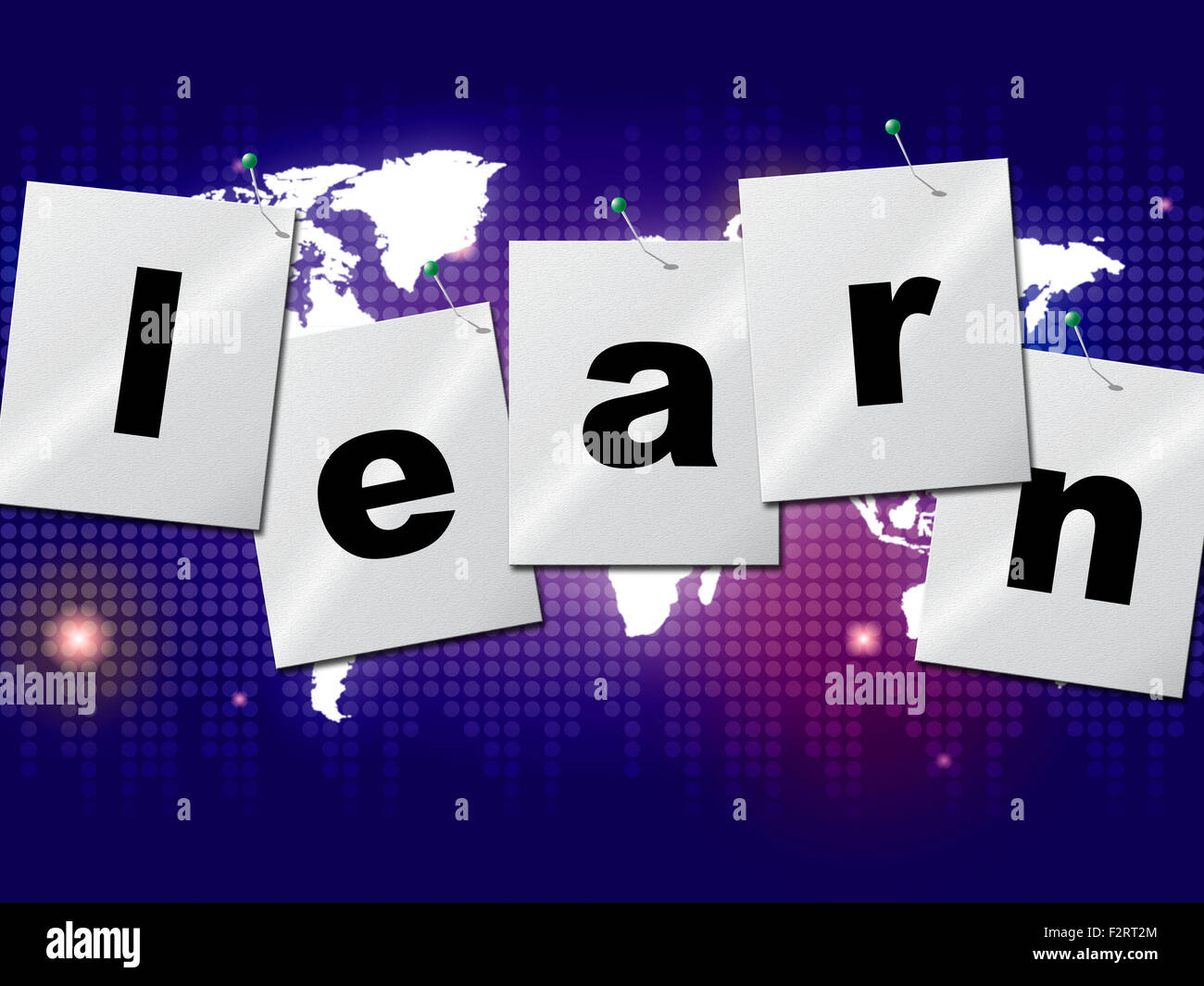 Education Learn Showing Learning College And Train Stock Photo - Alamy
