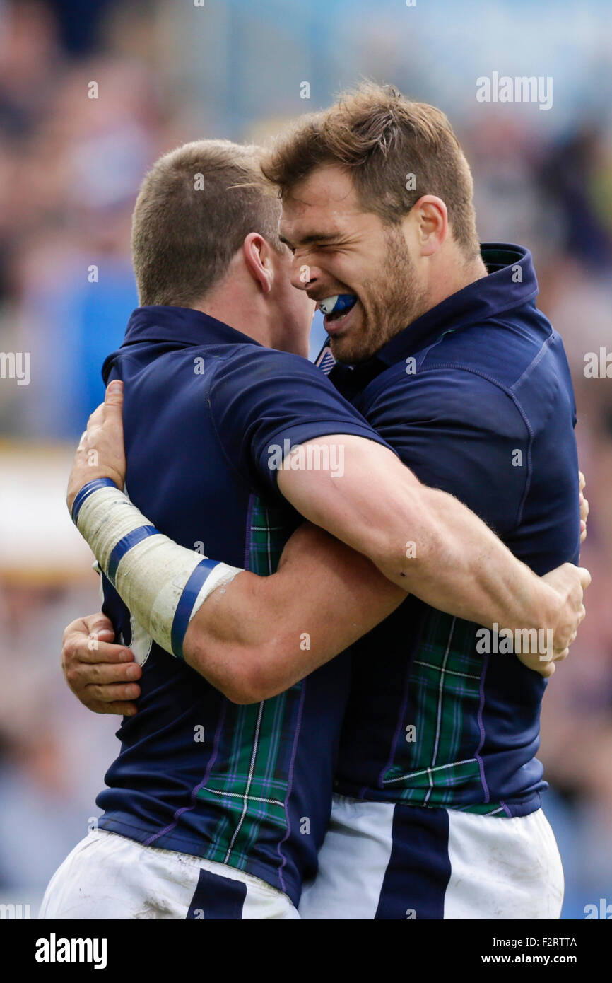Gloucester, UK. 23rd Sep, 2015. Rugby World Cup. Scotland versus Japan ...