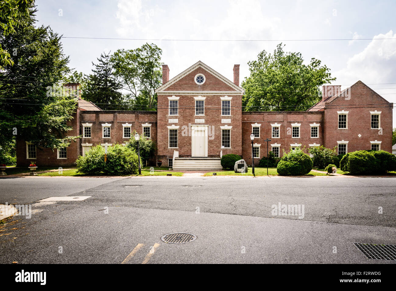 Teackle Mansion, 11736 Mansion Street, Princess Anne, Maryland Stock ...