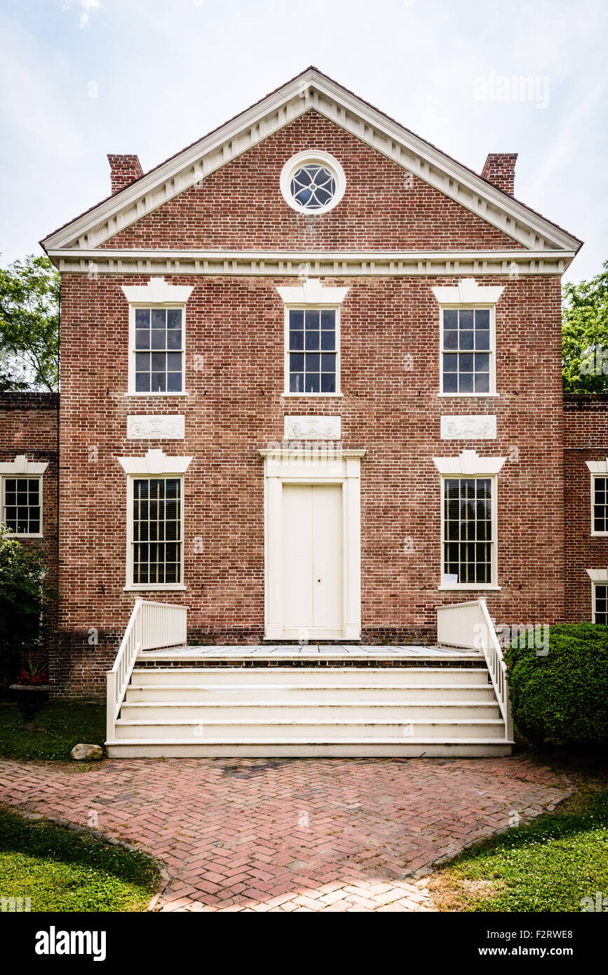 Teackle Mansion, 11736 Mansion Street, Princess Anne, Maryland Stock ...