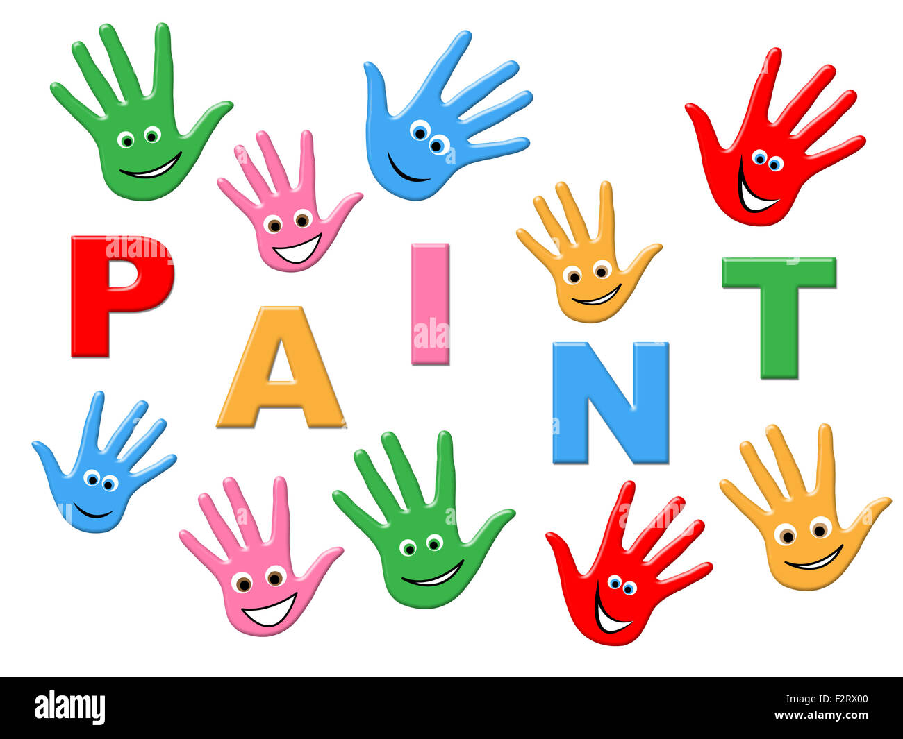 Painter child Cut Out Stock Images & Pictures - Alamy