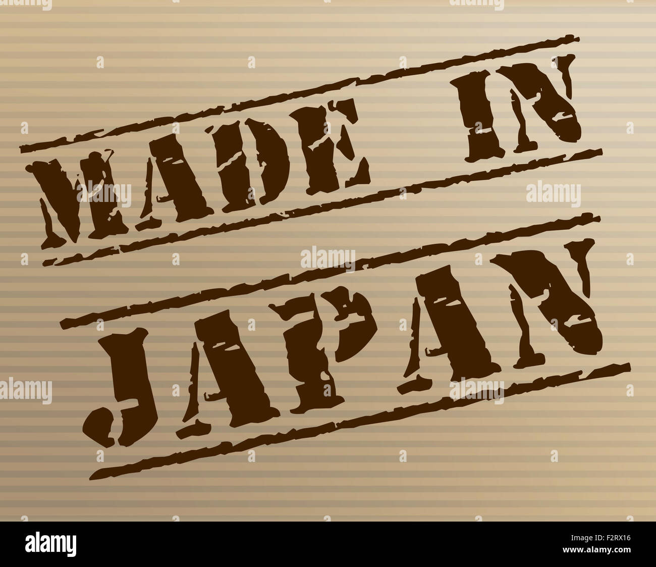 Made In Japan Meaning Industrial Industry And Nippon Stock Photo - Alamy