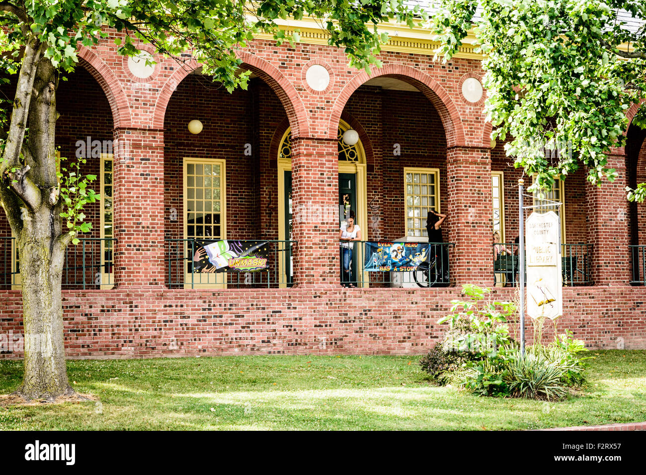 Dorchester County LIbrary, 303 Gay Street, Cambridge, Maryland Stock ...