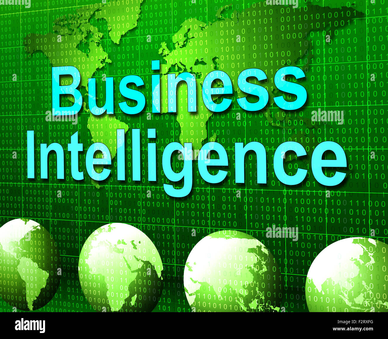 Business Intelligence Showing Know How And Understanding Stock Photo ...
