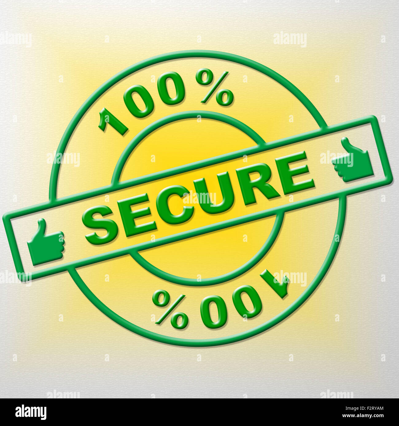 Hundred Percent Secure Meaning Unauthorized Secured And Completely ...
