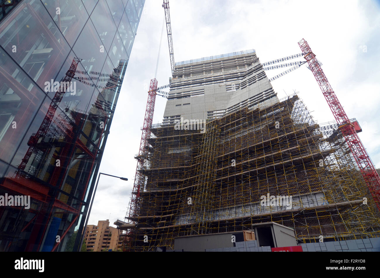 London, UK, 23 September 2015, Tate Modern expansion starts to take ...
