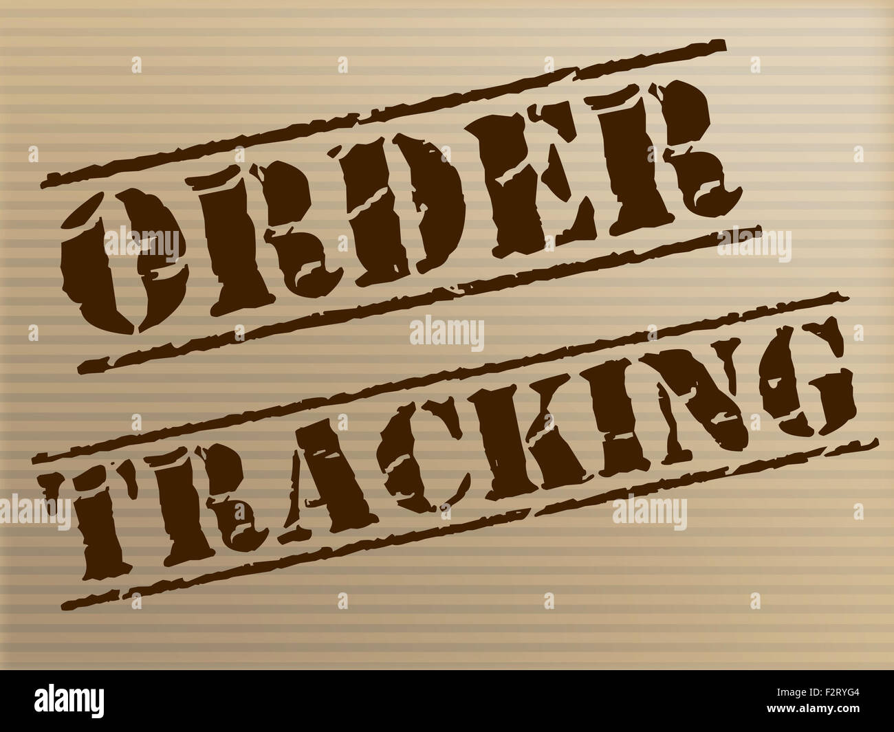 Order Tracking Showing Logistics Shipment And Tracked Stock Photo - Alamy