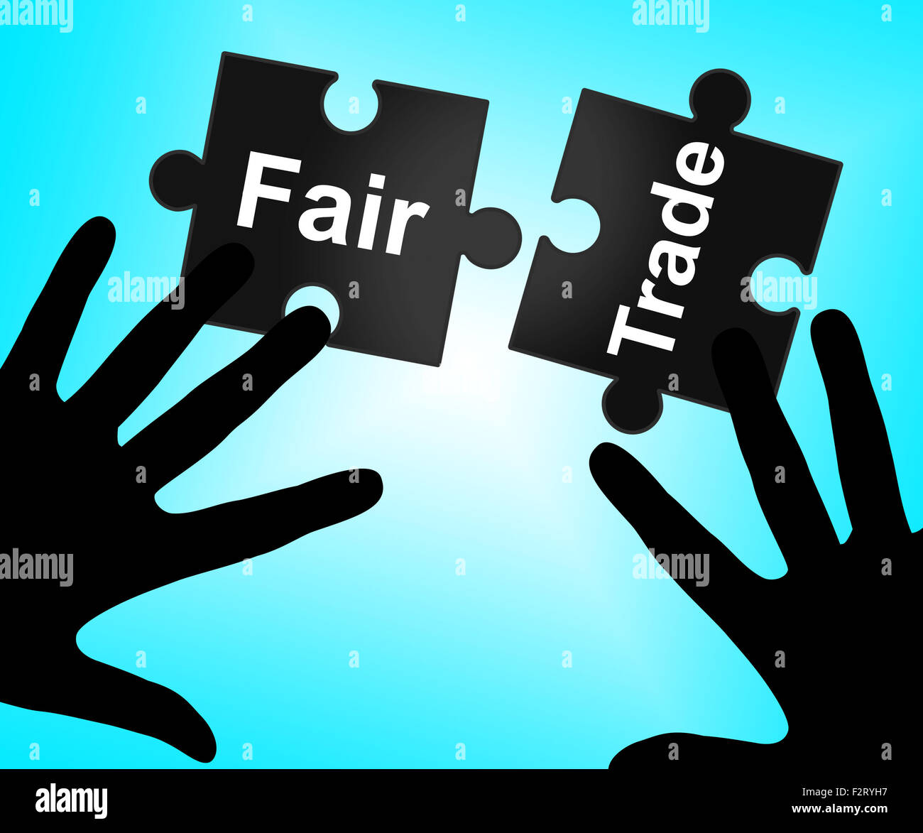 Fair Trade Showing Fairtrade Ethical And Shop Stock Photo - Alamy