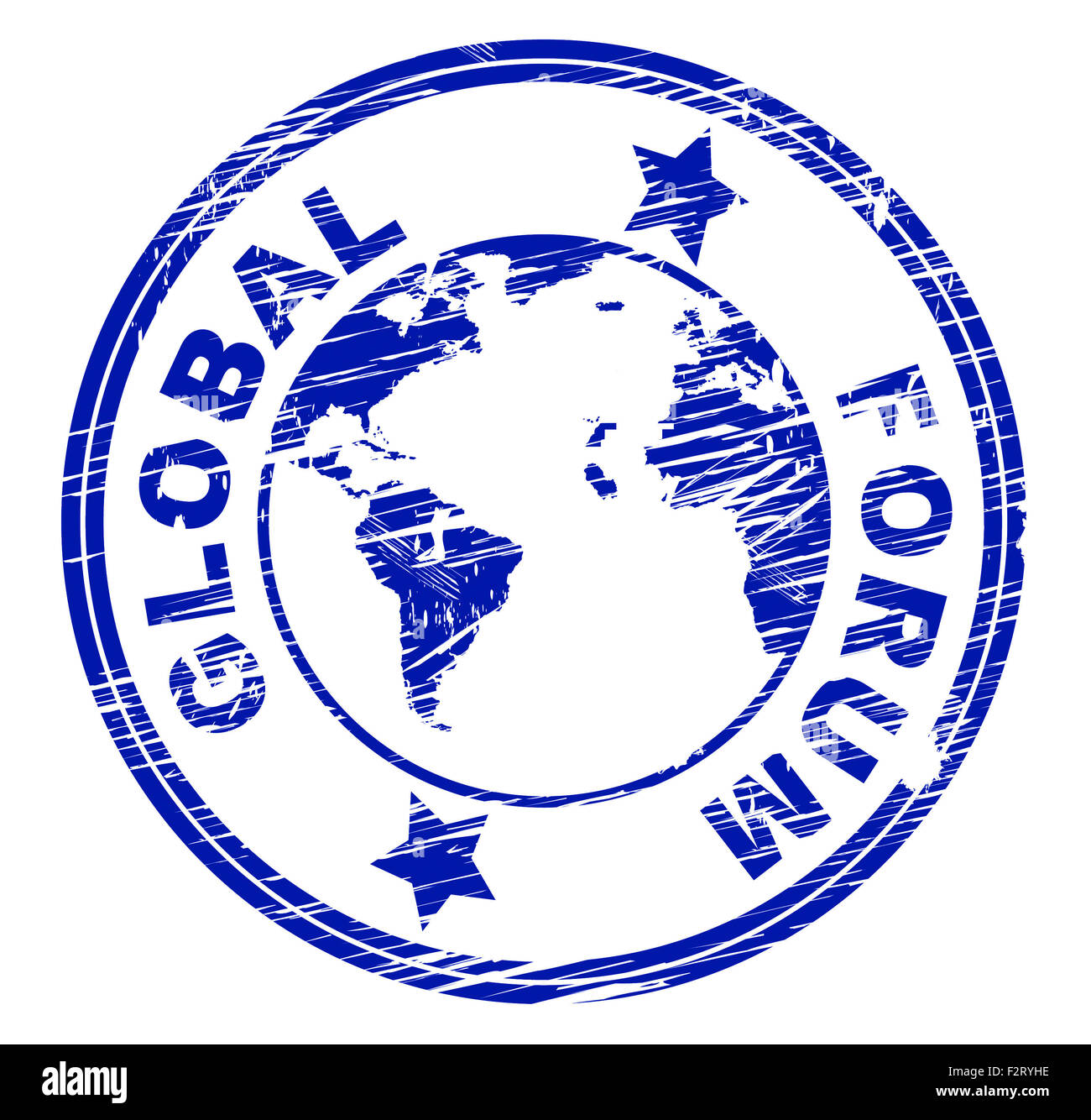 Global Forum Representing Group World And Worldly Stock Photo - Alamy