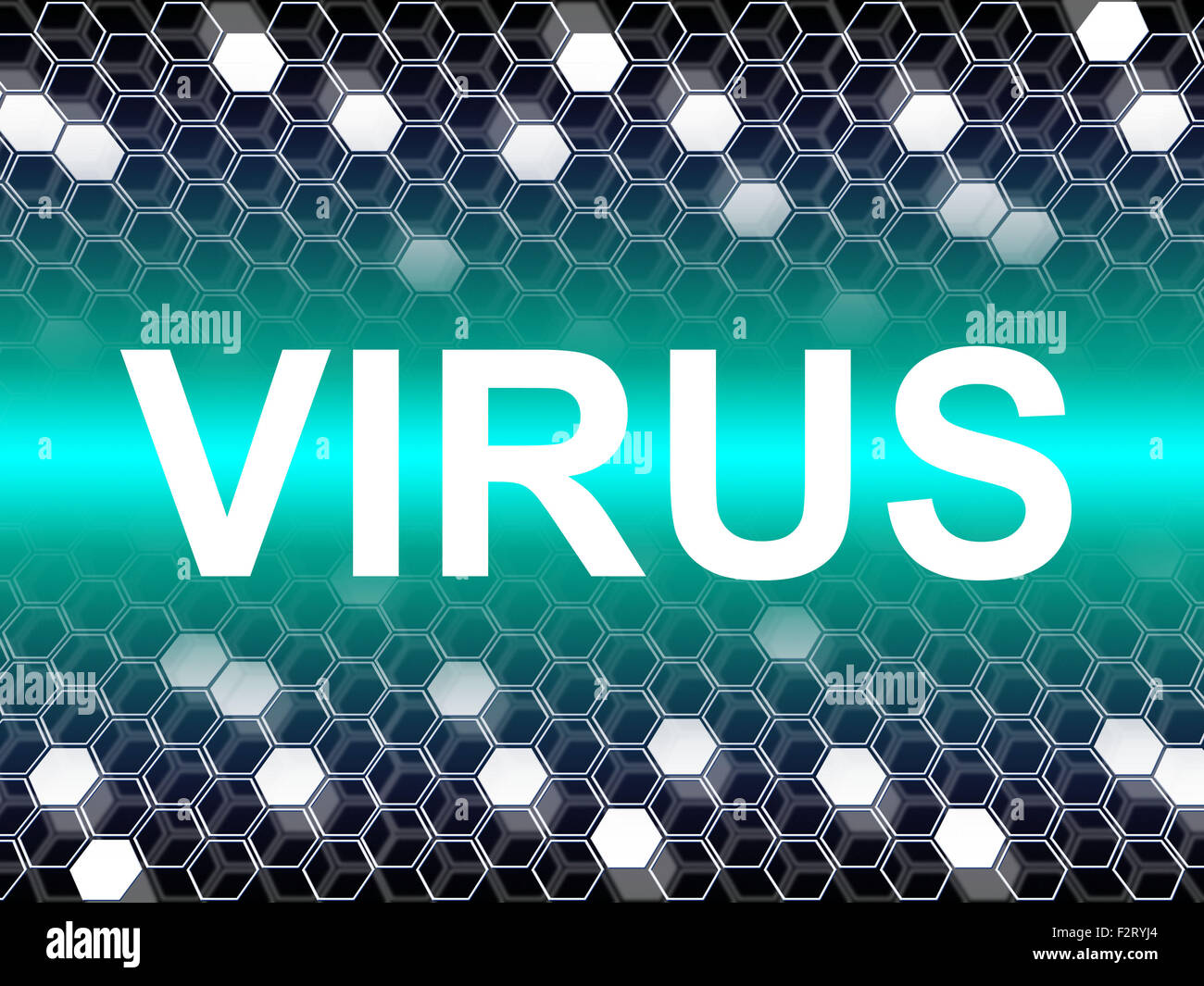 Virus Word Indicating Preventive Medicine And Trojan Stock Photo - Alamy