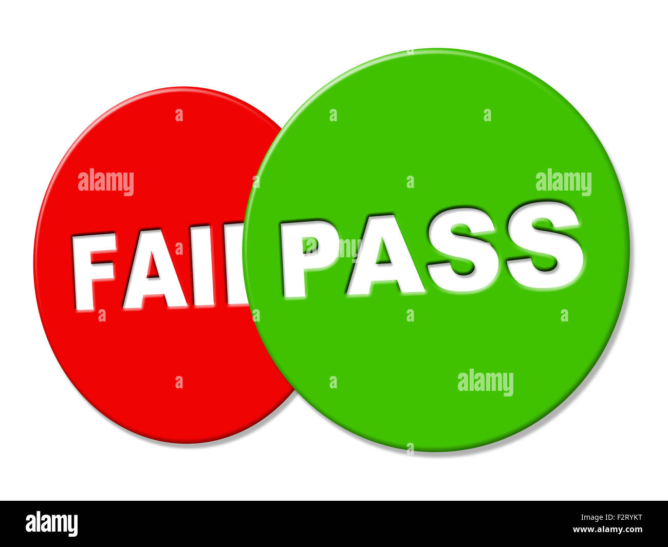 Pass Sign Showing Ratified Verified And Display Stock Photo - Alamy