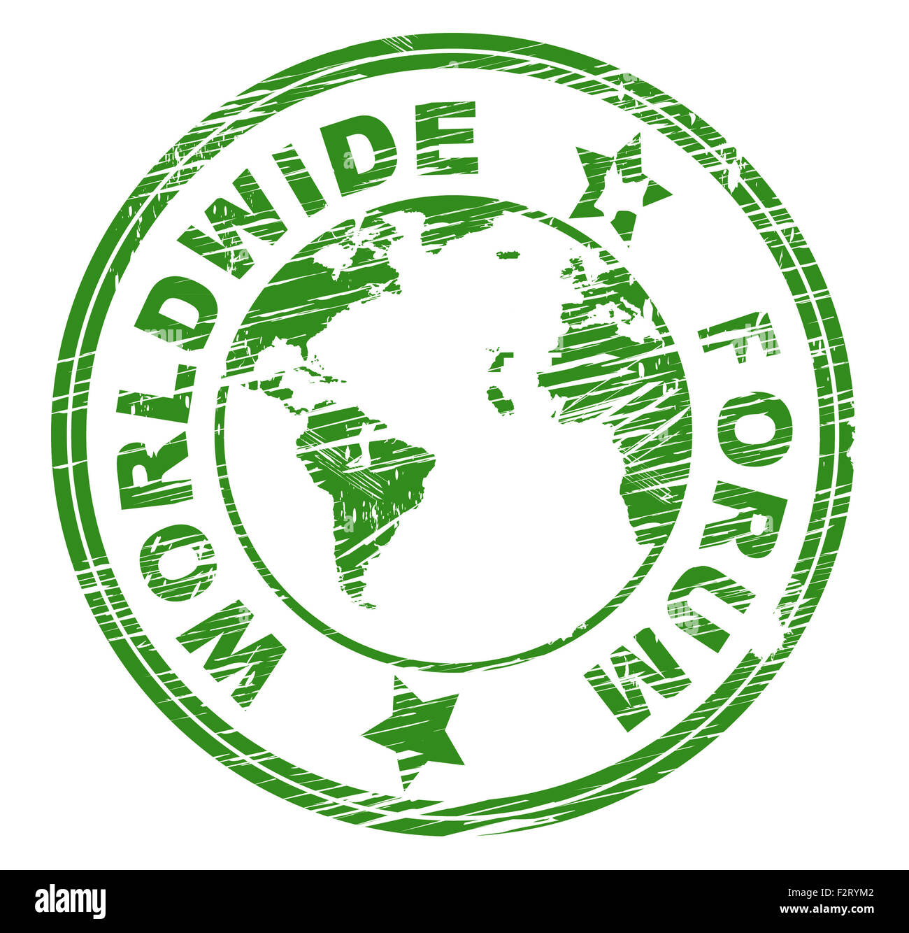 Worldwide Forum Meaning Globalisation Network And Conversation Stock ...