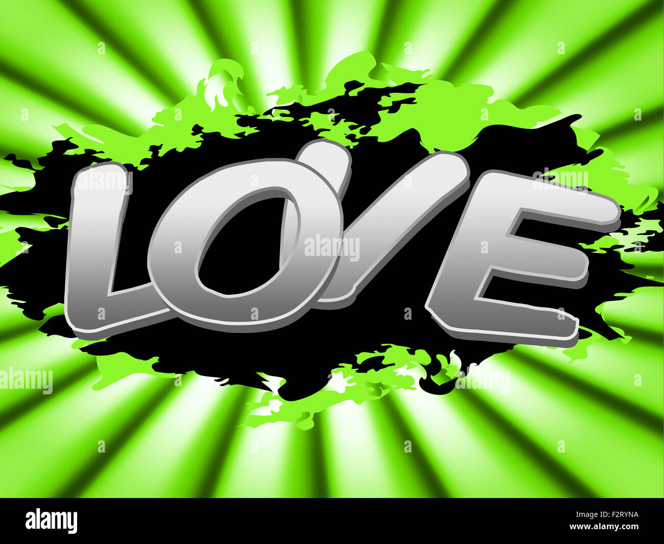Love Sign Showing Devotion Boyfriend And Message Stock Photo - Alamy