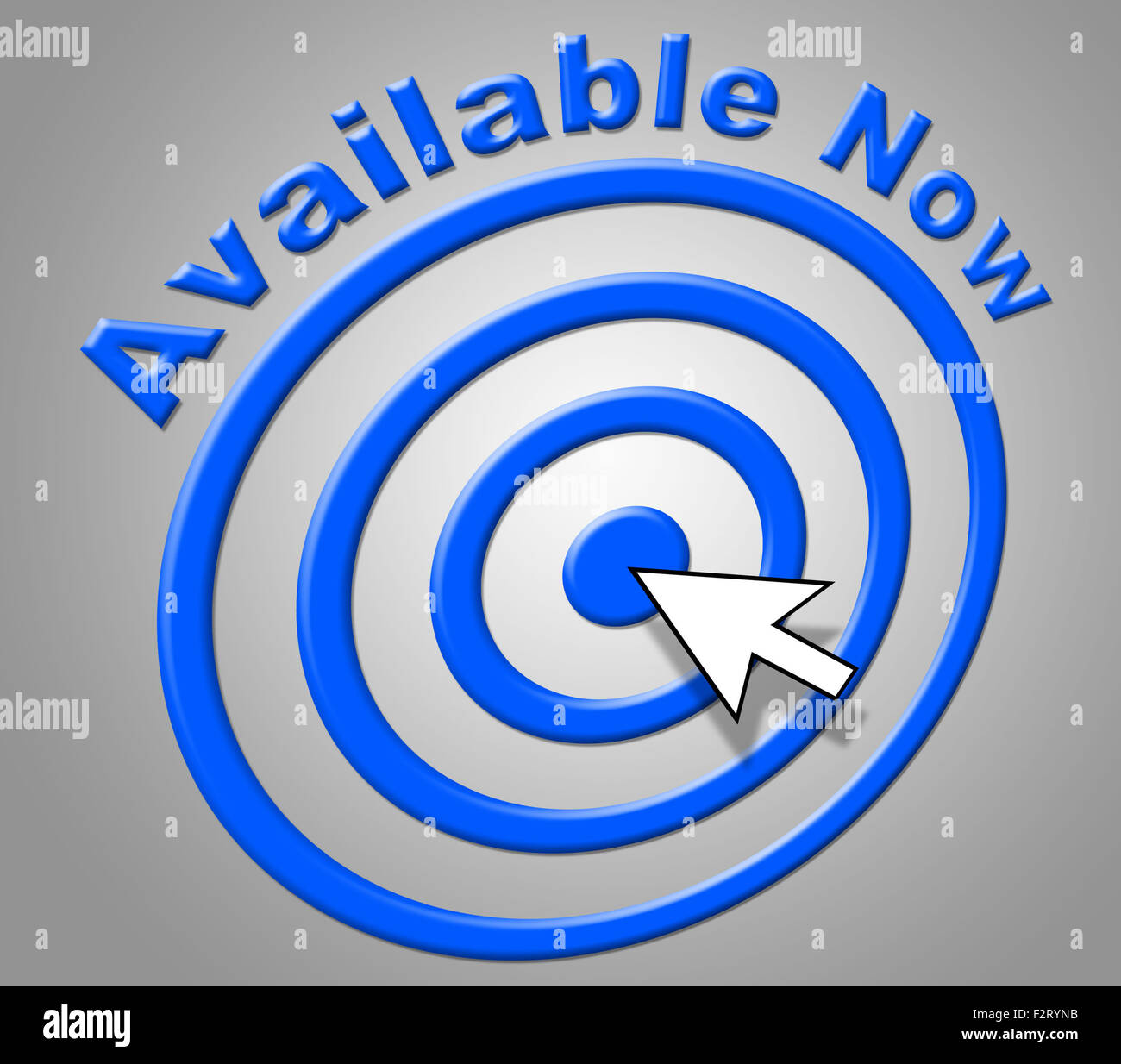 Available Now Indicating At The Moment And Commerce Stock Photo - Alamy