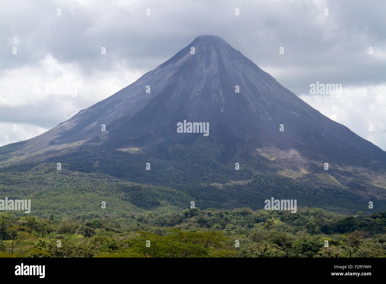 Arenal volcano, Arenal national park, Costa Rica, central America Stock ...