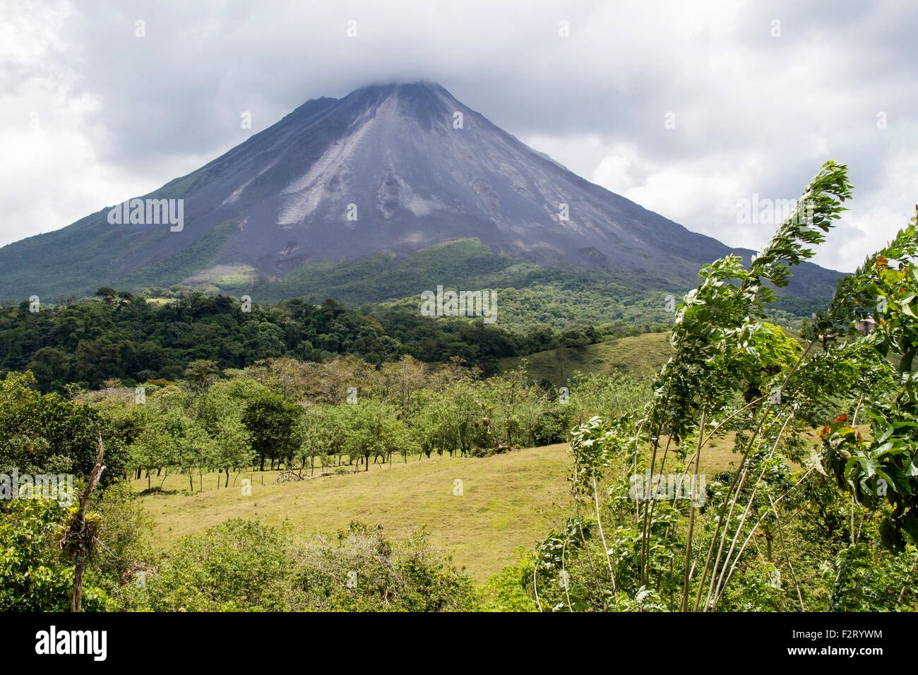 Arenal volcano, Arenal national park, Costa Rica, central America Stock ...