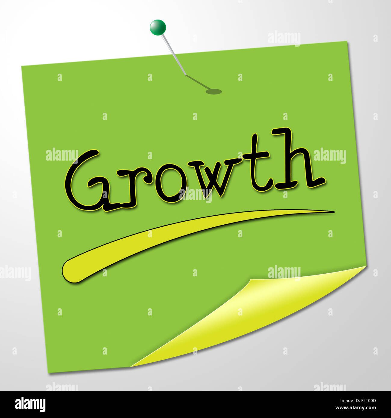 Growth Message Representing Growing Correspondence And Expand Stock ...