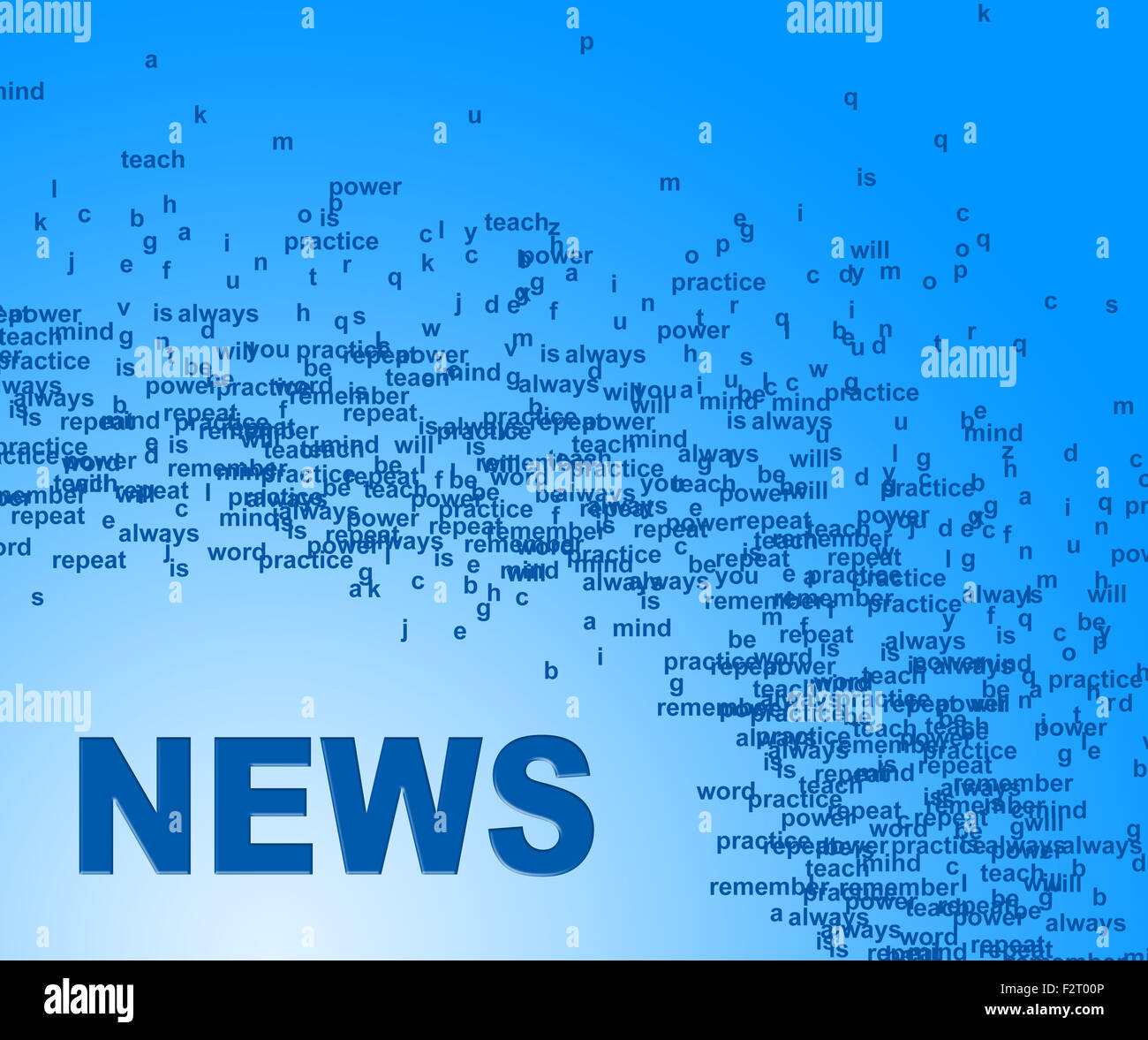 News Words Indicating Social Media And Journalism Stock Photo - Alamy