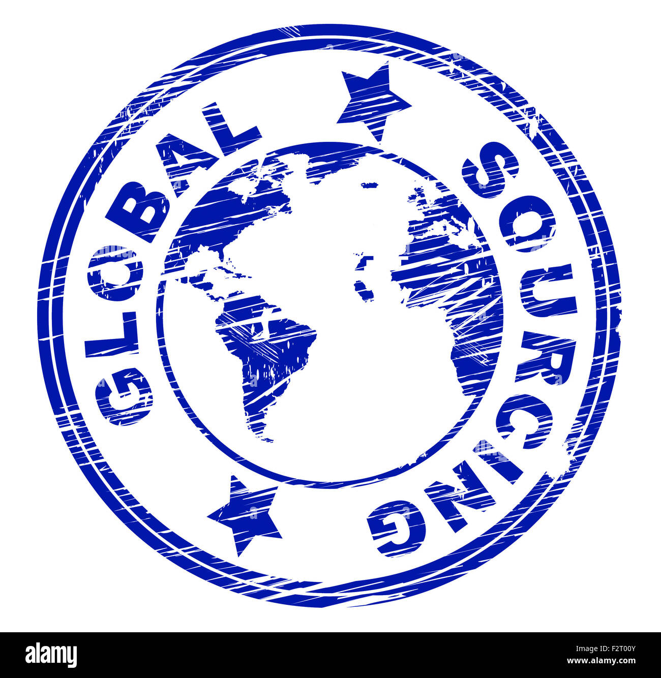 Global Sourcing Representing Worldwide Supplied And Supplies Stock ...