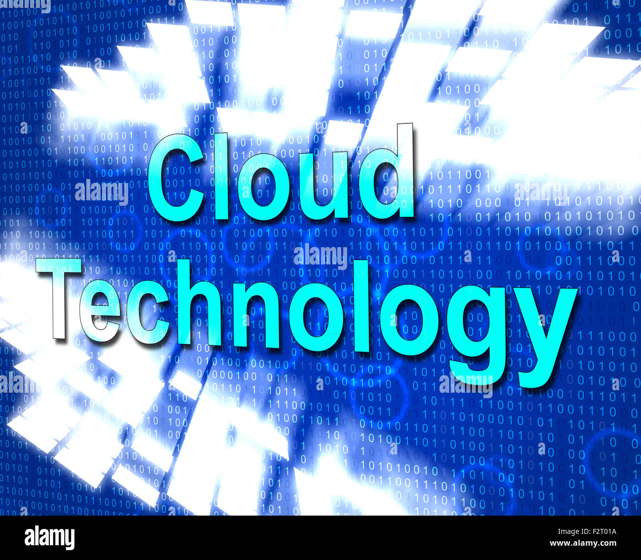 Cloud Computing Showing Computer Network And Connectivity Stock Photo ...