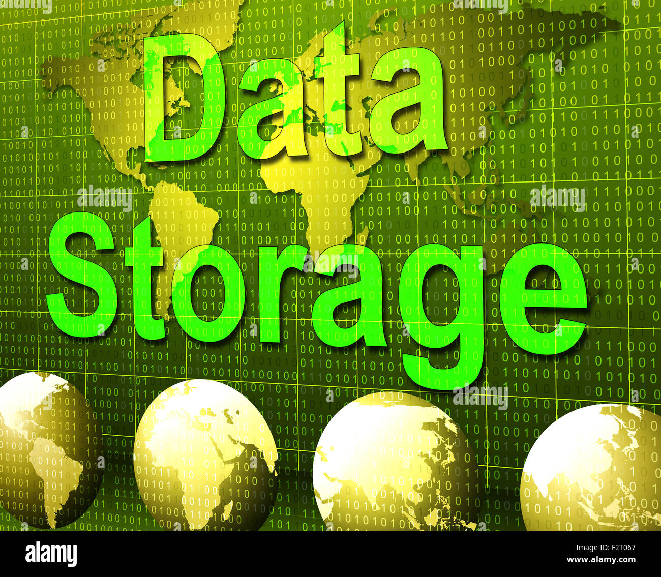 Data Storage Indicating Hard Drive And Storehouse Stock Photo - Alamy