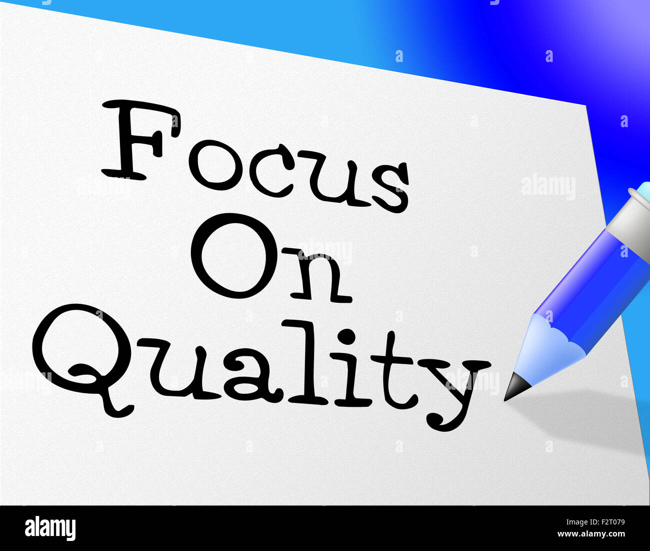 Focus On Quality Indicating Approval Satisfaction And Guarantee Stock ...