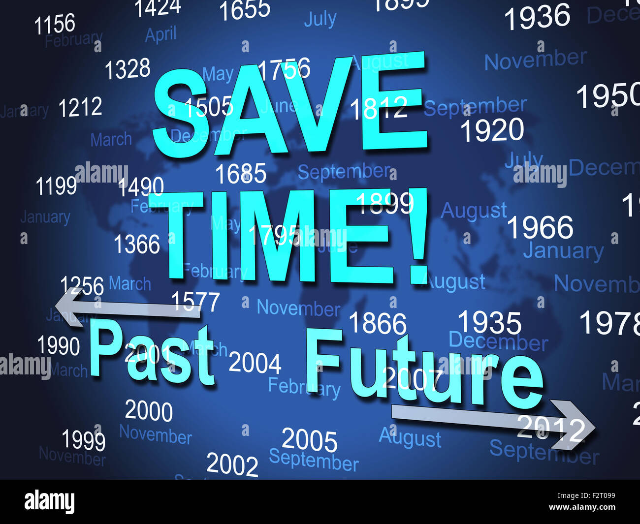 Save Time Meaning Fast Track And Brisk Stock Photo - Alamy