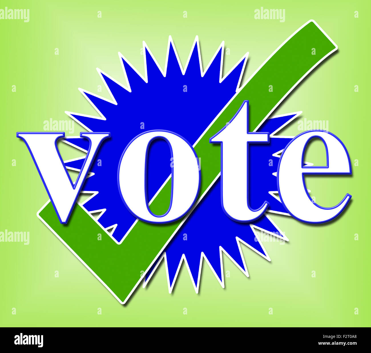 Yes tick indicating right allright hi-res stock photography and images ...