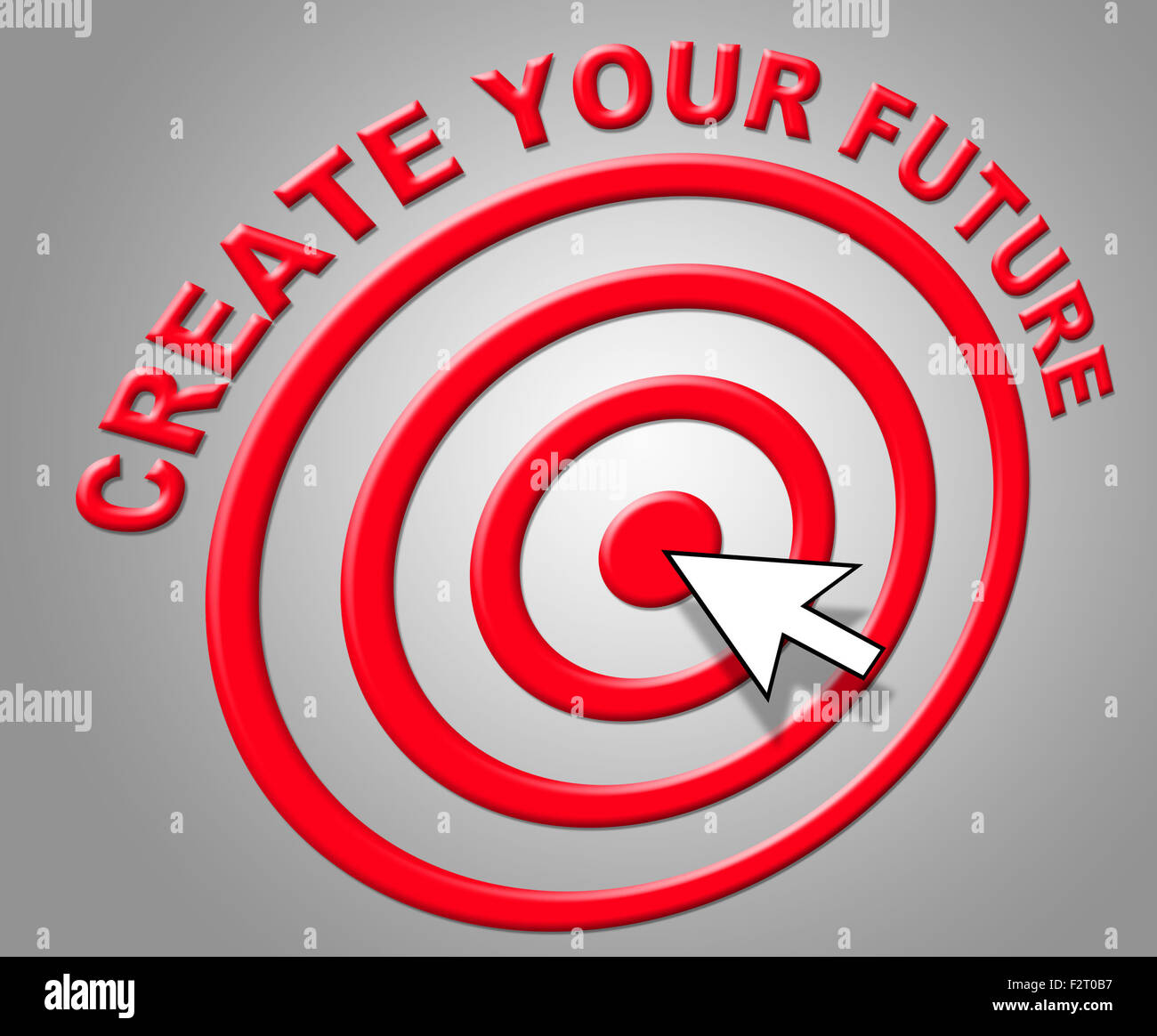 Create Your Future Showing Initiate Manufacture And Evolution Stock ...