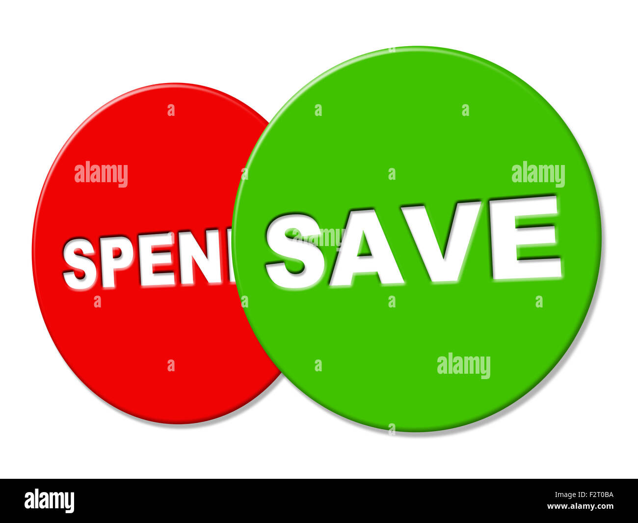 Save Sign Showing Finances Wealthy And Investment Stock Photo - Alamy