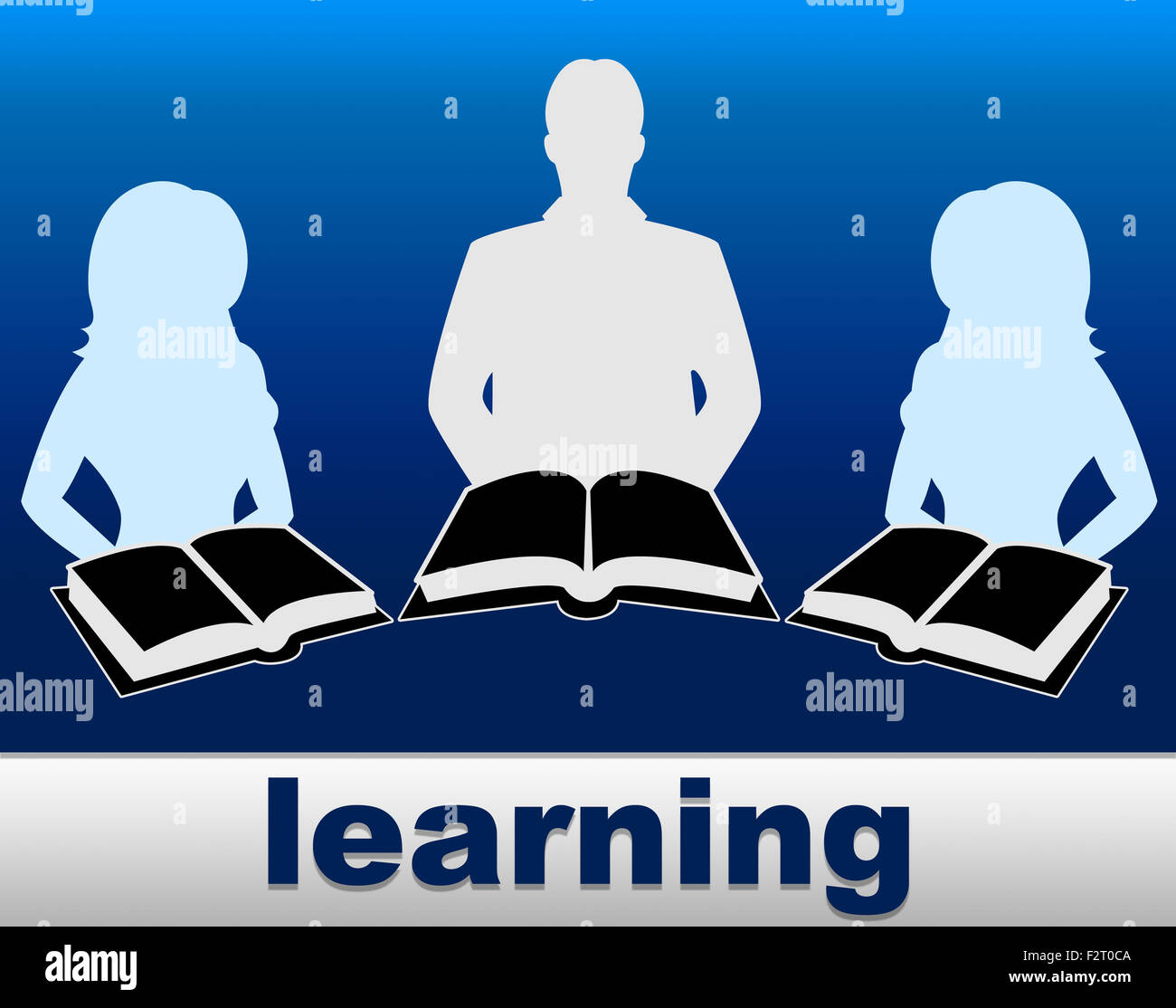 Learning Books Indicating Training University And Study Stock Photo - Alamy