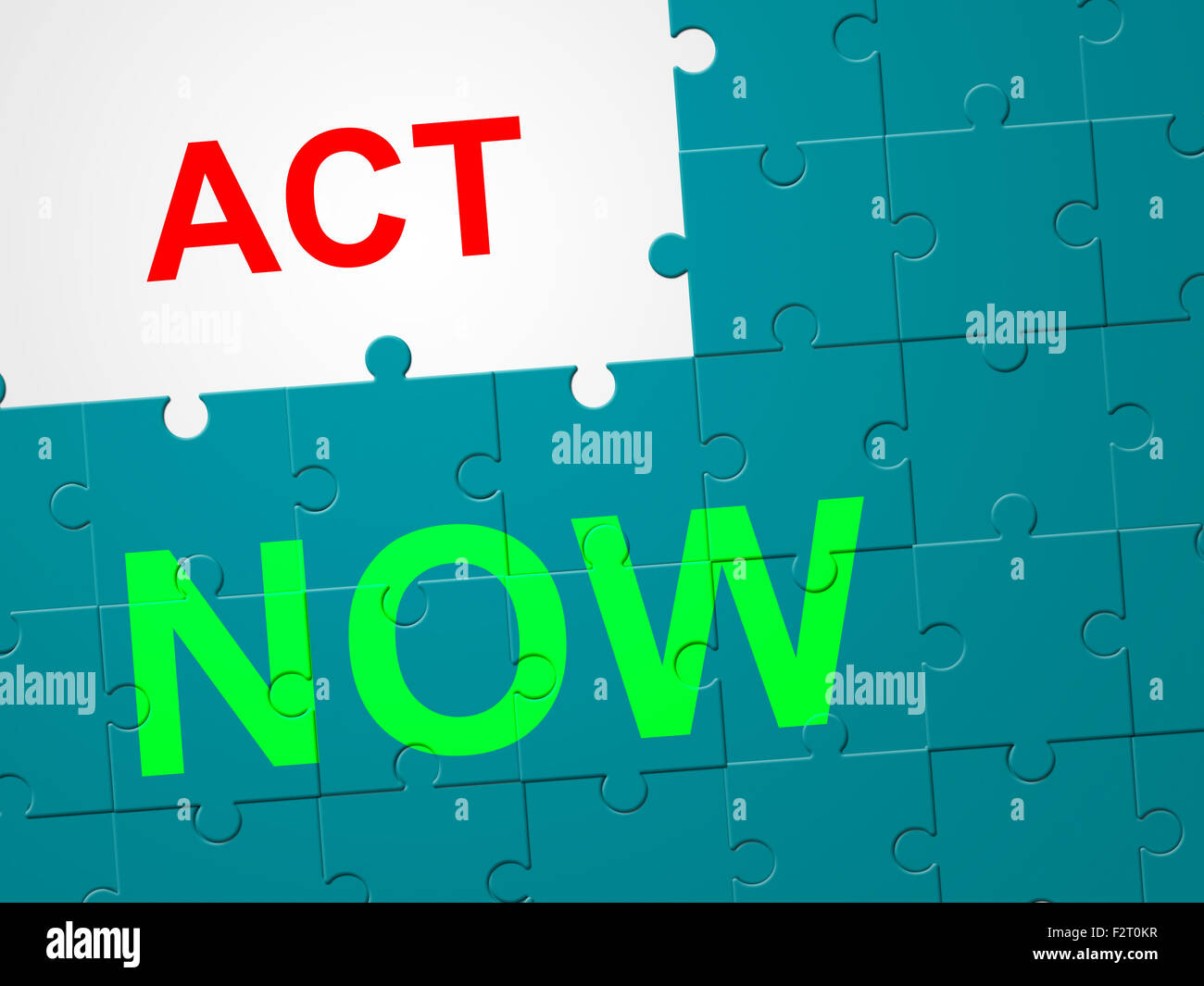 Act Now Indicating At This Time And Now Stock Photo - Alamy