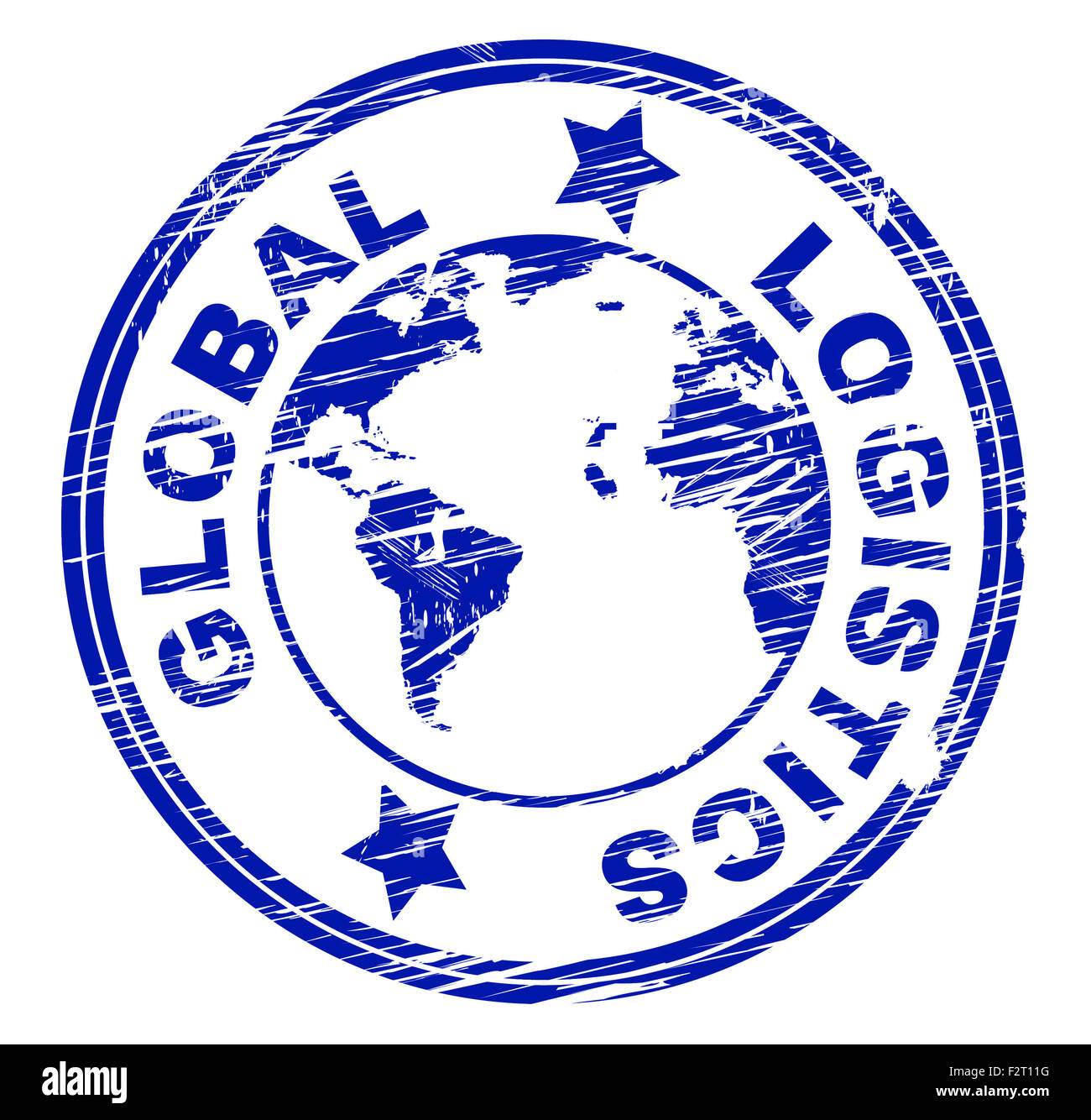 Global Logistics Showing Strategy Process And Coordinating Stock Photo ...