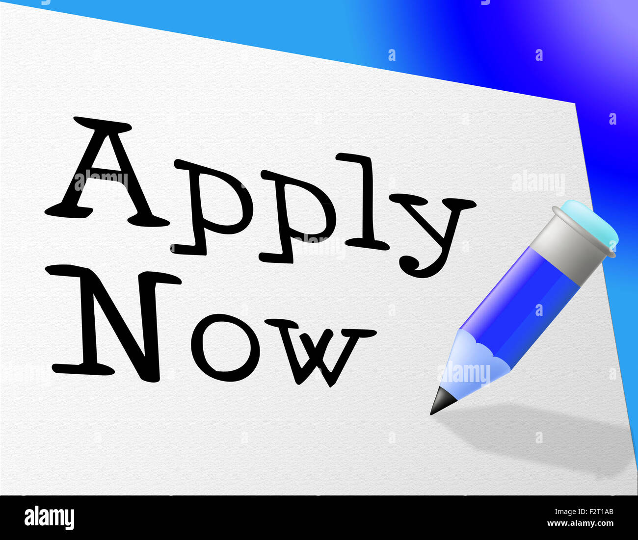 Apply Now Indicating Application Hire And Register Stock Photo - Alamy