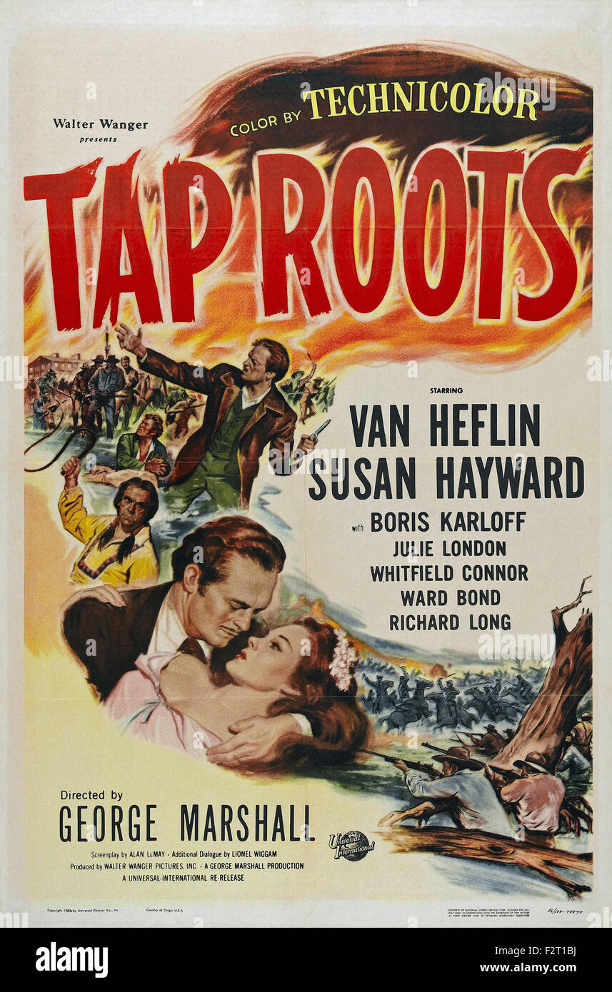Tap Roots - Movie Poster Stock Photo - Alamy