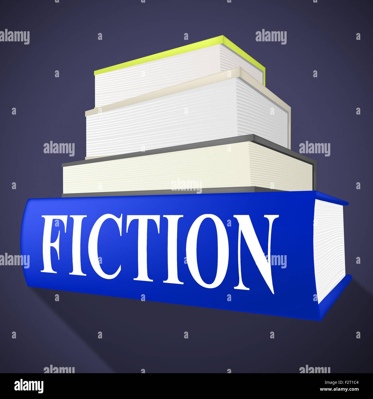 Fiction Book Representing Story Telling And Literature Stock Photo - Alamy