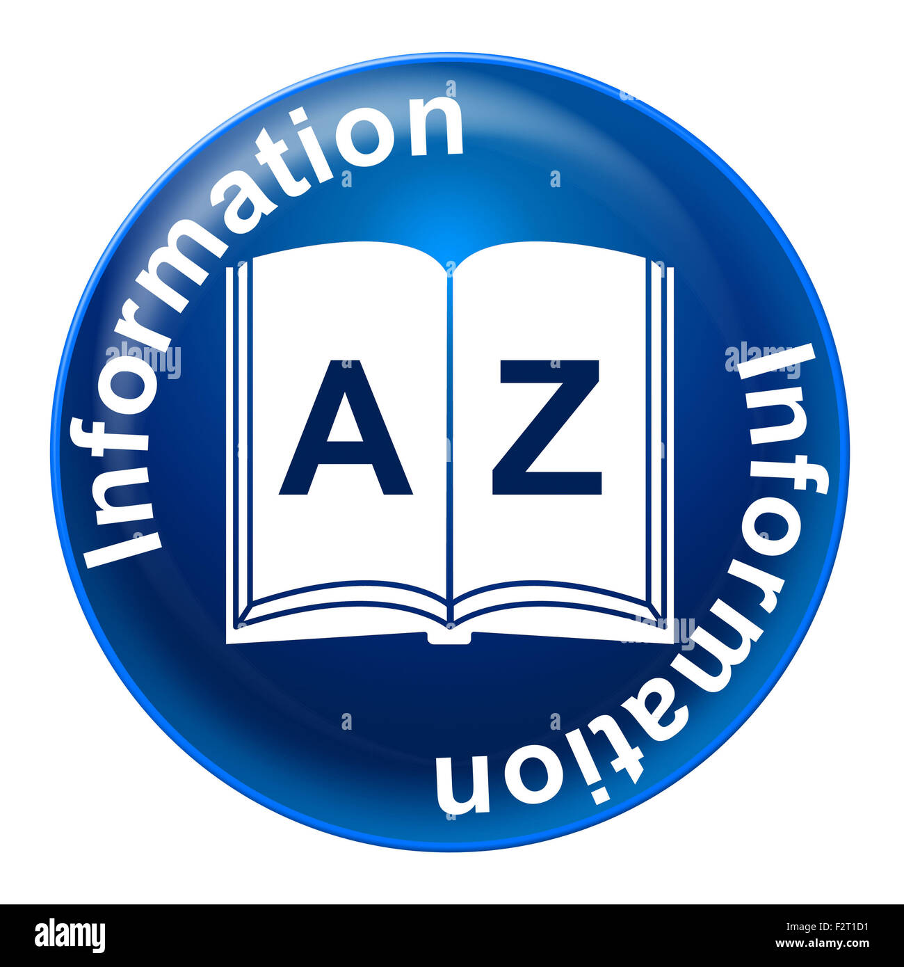 Information Badge Indicating Know How And Expertise Stock Photo - Alamy