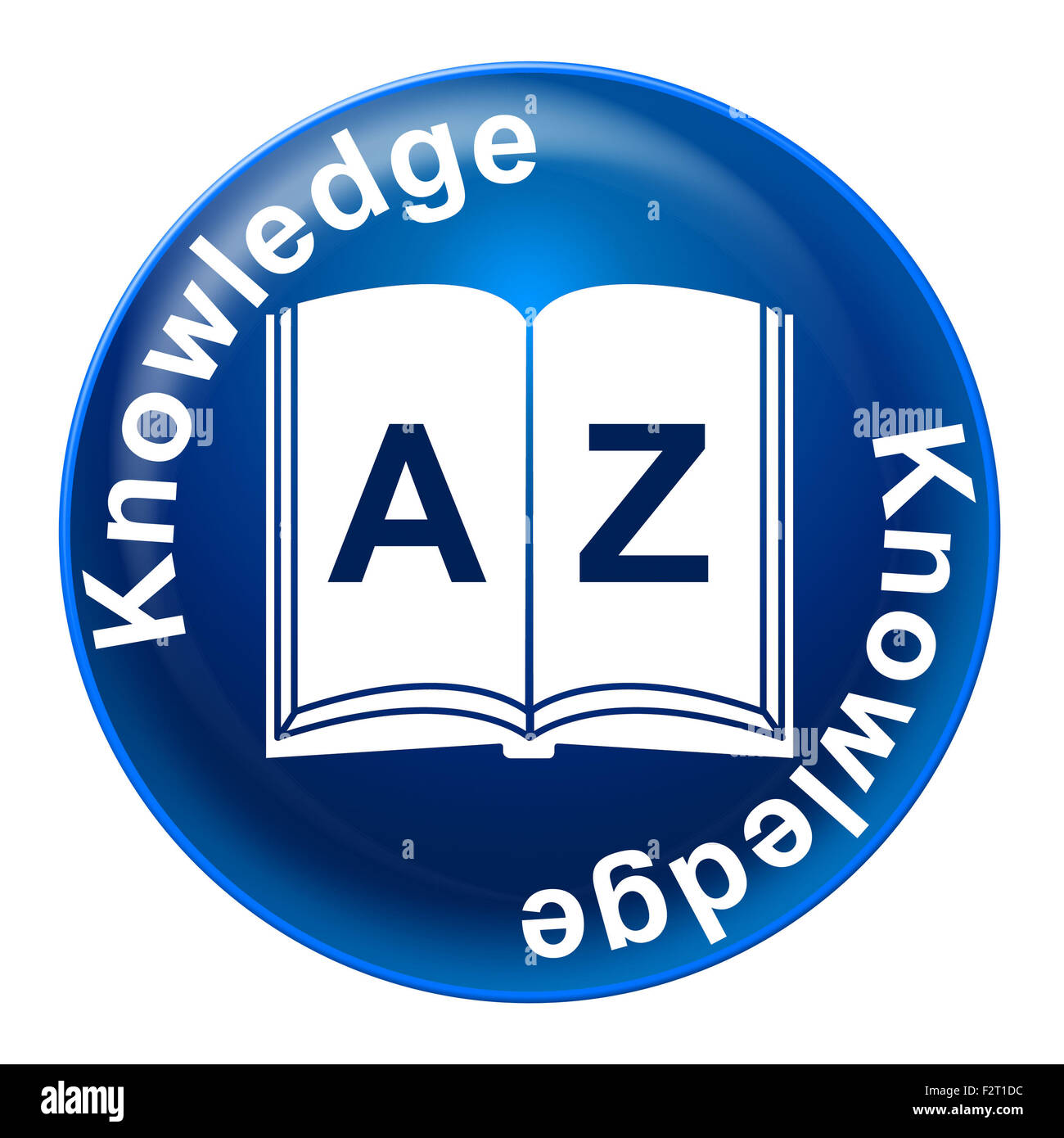 Knowledge Badge Indicating Expertise Wise And Wisdom Stock Photo - Alamy